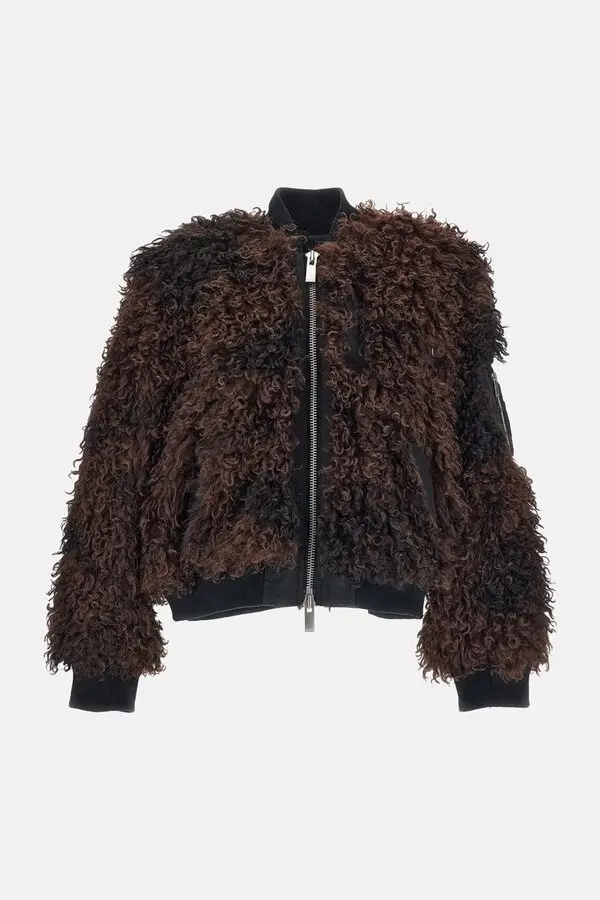 Sacai Eco-fur Bomber Jacket