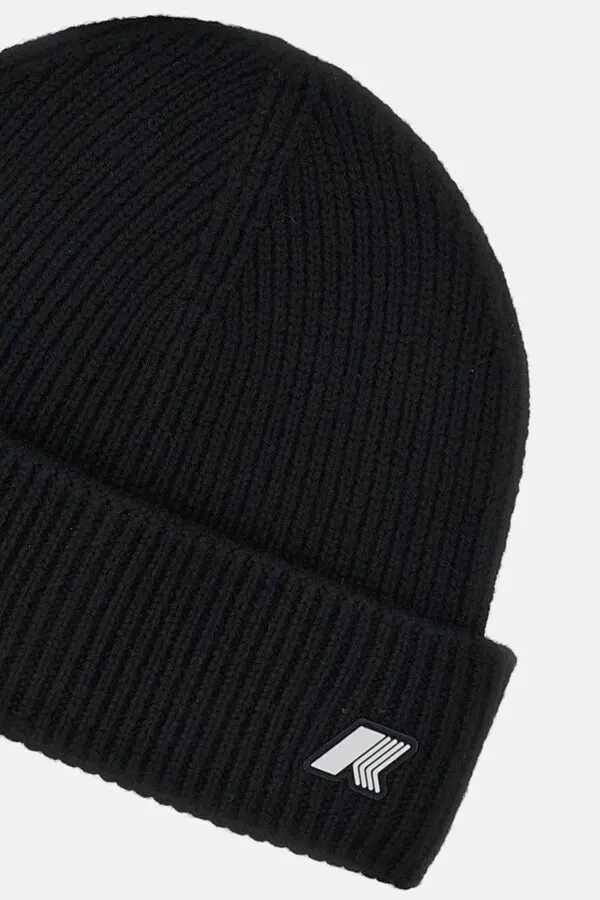 K-WAY Brice Wool Beanie - Black