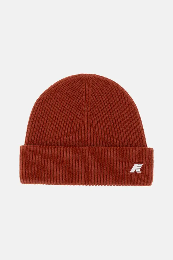 K-WAY Wool Beanie Brice Cardigan - Red
