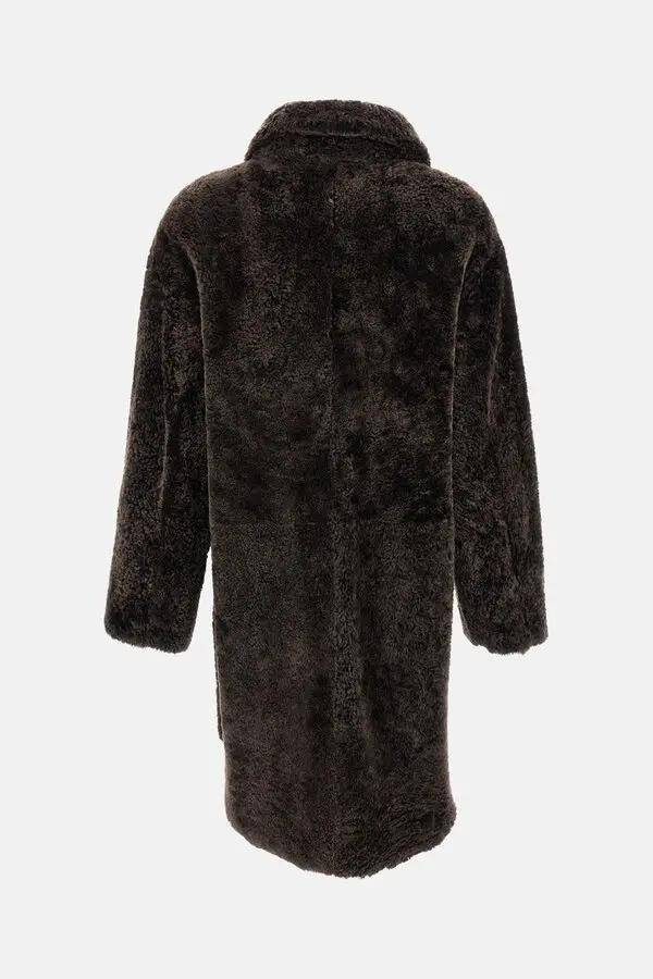 ARMA Zoey Reversible Coat In Shearling And Nappa