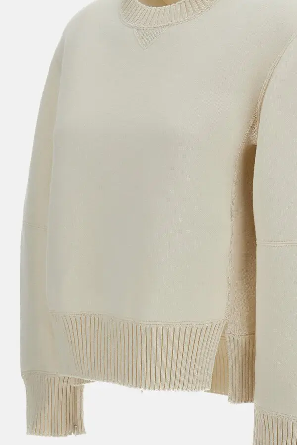 Sacai Cotton-cashmere Sweater