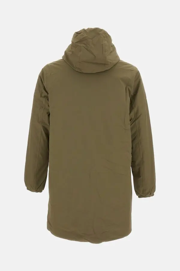 K-WAY Reversible Padded Jacket With Hood - Verde