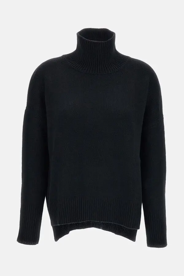 LISA YANG Heidi Turtleneck Sweater - Black