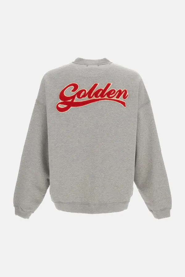 GOLDEN GOOSE Oversized Crew-neck Sweatshirt With Logo