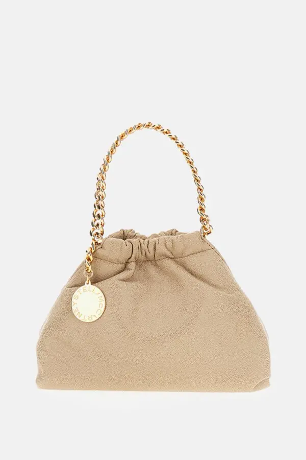 Stella McCartney Falabella Mini Drawstring Bag - Beige