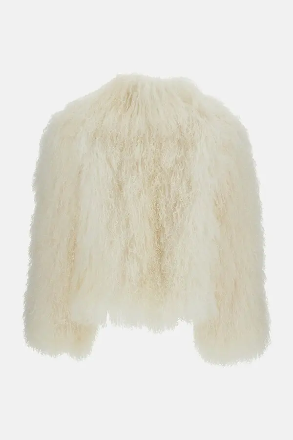 MARTHA LOUIS Mongolian Fur Coat