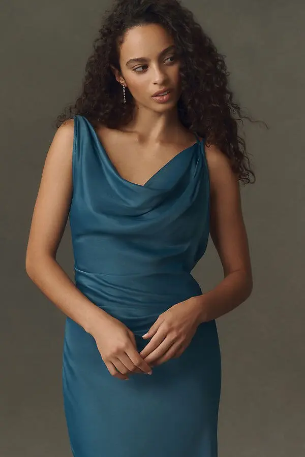 Bhldn Asymmetric Slip Dress