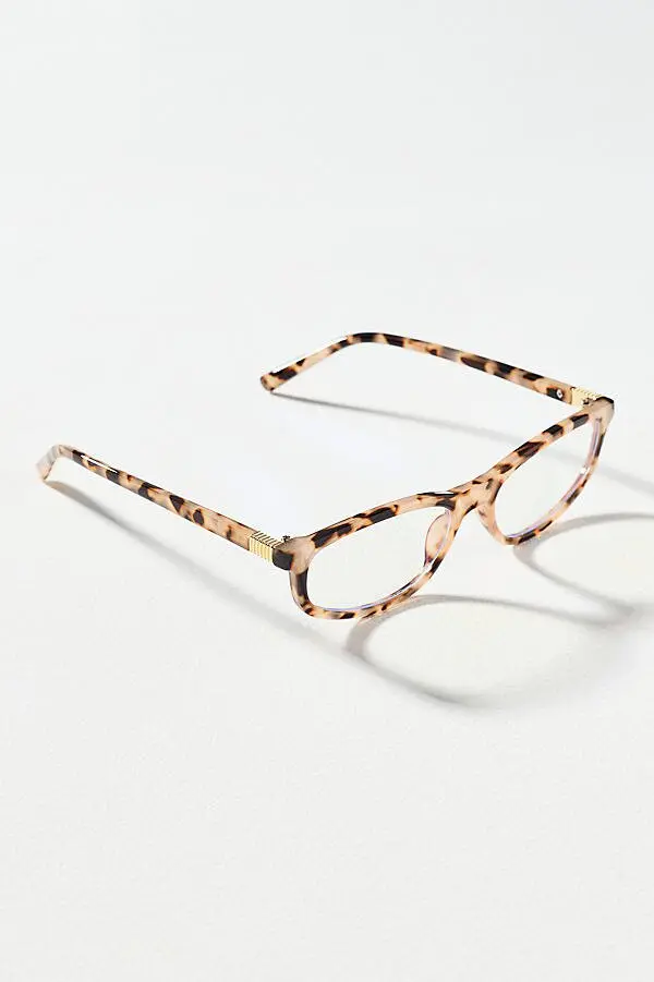 I-SEA Slim Rectangle Sporty Readers Eyeglasses - Tortoise