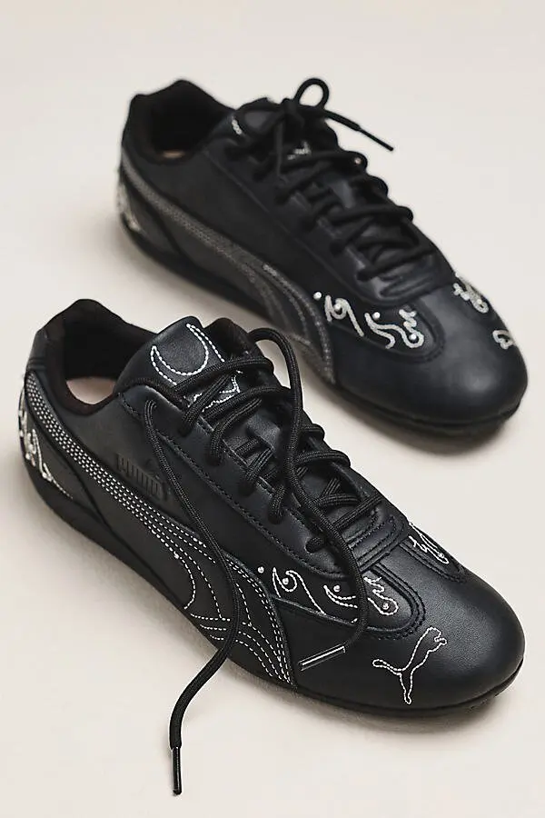 PUMA Speedcat Embellished Sneakers - Black