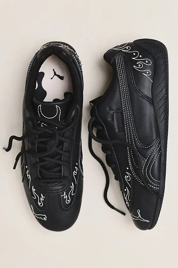 PUMA Speedcat Embellished Sneakers - Black