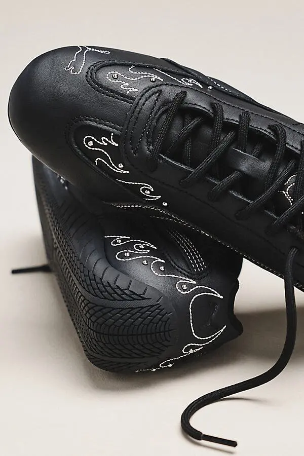 PUMA Speedcat Embellished Sneakers - Black