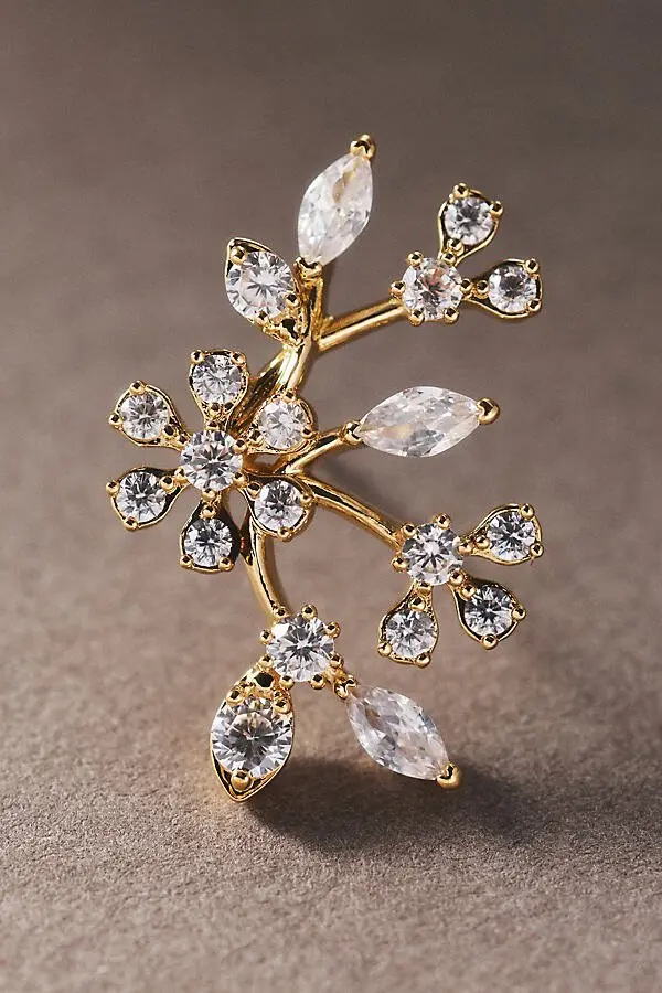 Nadri Ba's Breath Floral Stud Earrgs