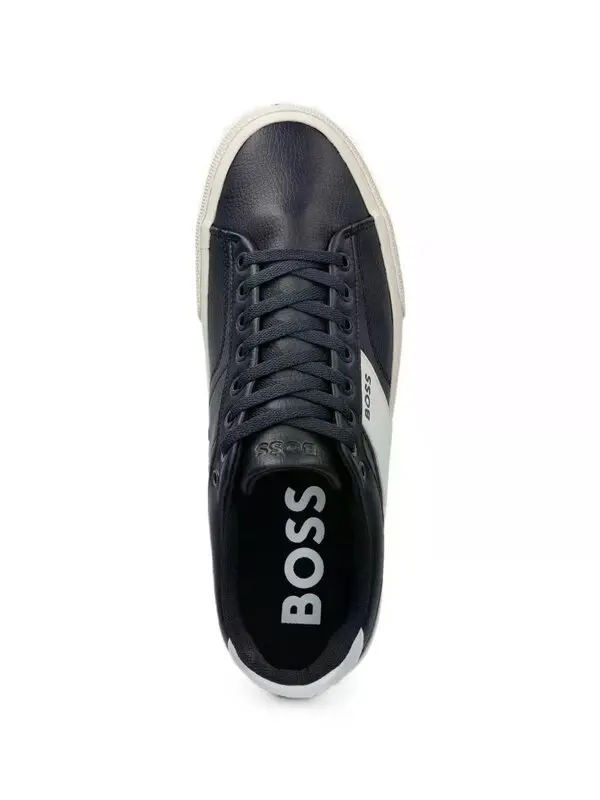 BOSS Logo-print Panelled Sneakers