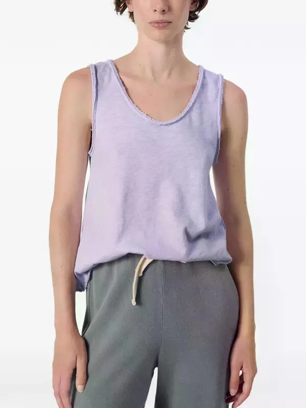 American Vintage Sonoma Raw-edge Tank Top