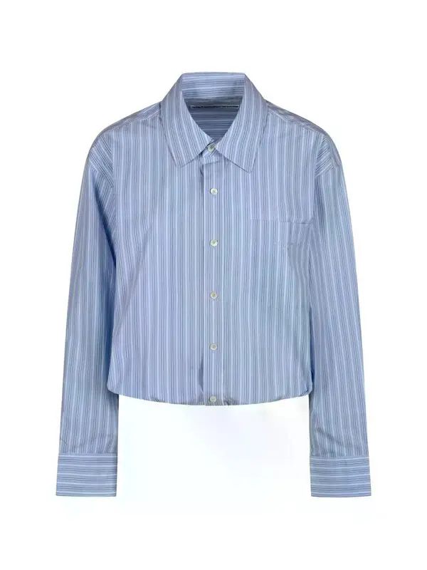 Alexander Wang Vertical Stripe Shirt - Blue