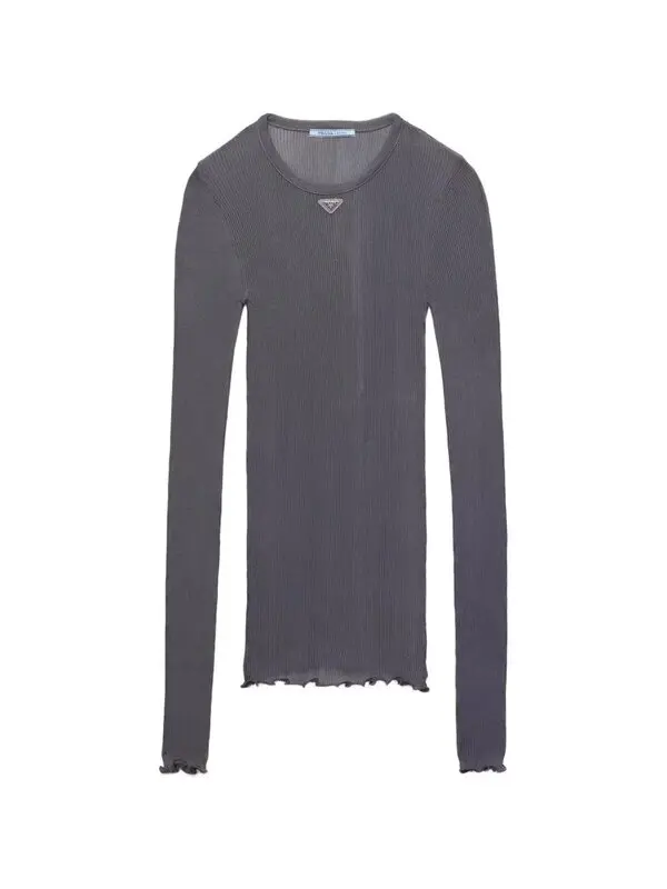 Prada Ribbed Knit Top