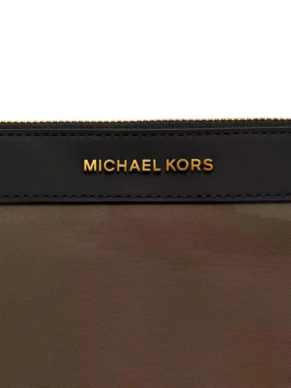 Michael Kors Brooklyn Logo-lettering Wristlet Clutch Bag
