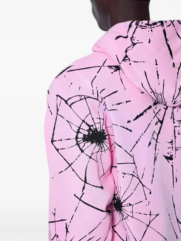 BOTT Shattered Print Zip-up Hoodie