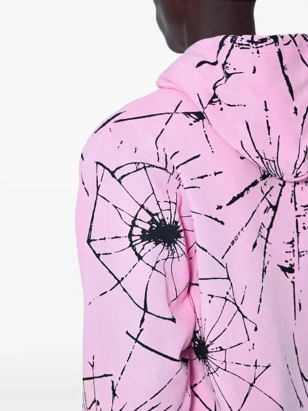 BOTT Shattered Print Zip-up Hoodie