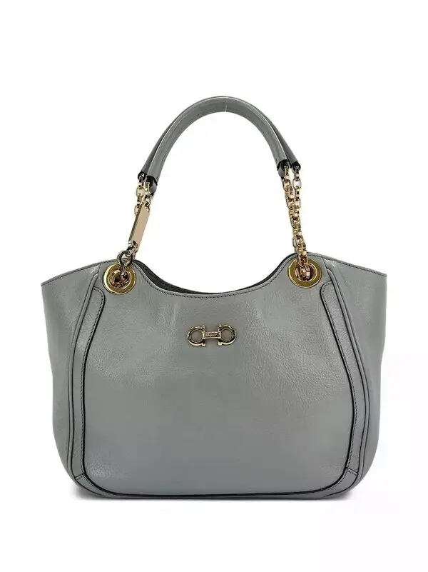 FERRAGAMO Gancini Handbag - Grey
