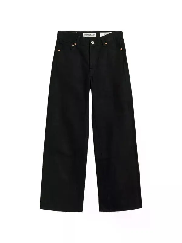 Our Legacy Treble Wide-leg Jeans - Black