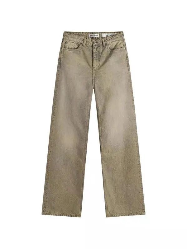 Our Legacy Faded Straight-leg Jeans - Neutrals