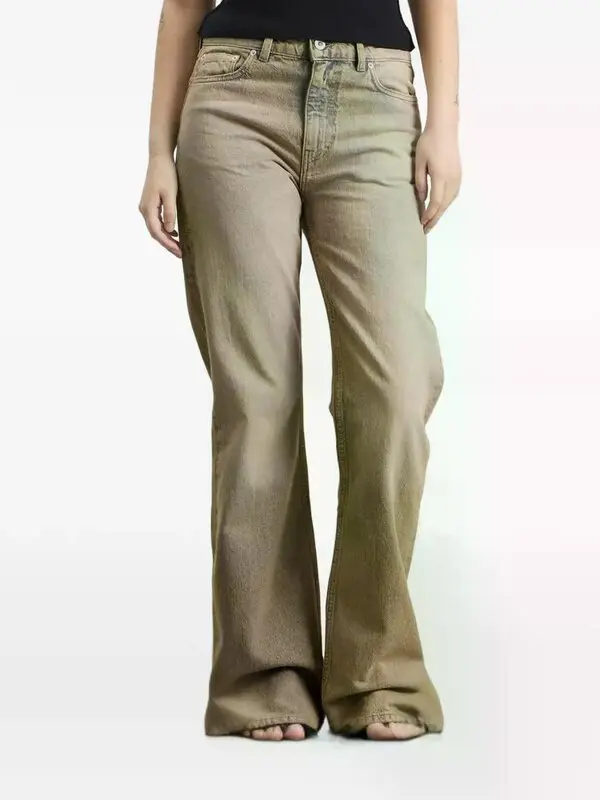 Our Legacy Faded Straight-leg Jeans - Neutrals