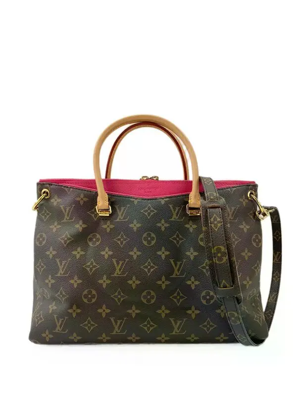 LOUIS VUITTON 2014 Pallas Tote Bag - Brown