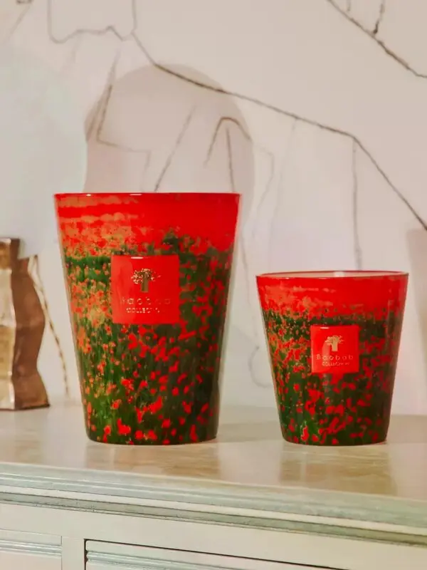 BAOBAB Arty Flowers Classique Flower-print Candle