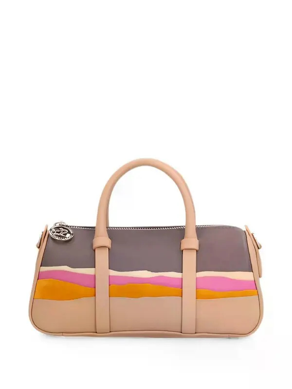 Longchamp X Caroline Hélain Small Patchwork Holdall Bag