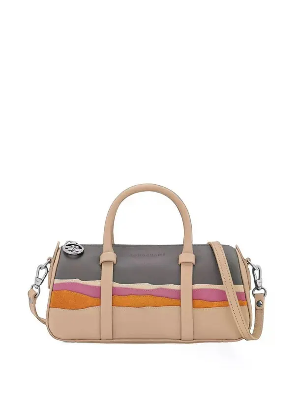 Longchamp X Caroline Hélain Small Patchwork Holdall Bag - Neutrals