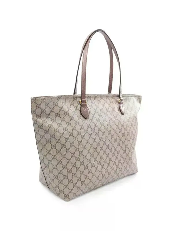 Gucci Gg Supreme Canvas Tote Bag - Neutrals