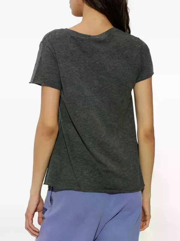 American Vintage V-neck Short-sleeve T-shirt - Grey
