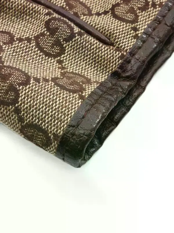Gucci Gg Canvas Horsebit Tote Bag