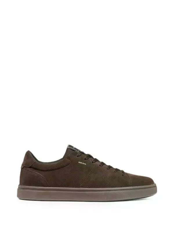 Geox Baltmoore Logo-print Suede Sneakers - Brown
