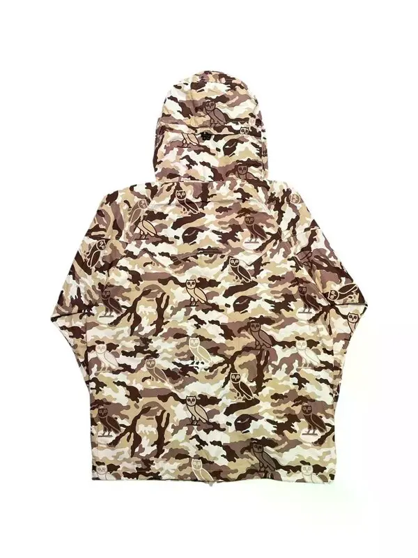 A BATHING APE Woodland Camo Owl Motif Jacket