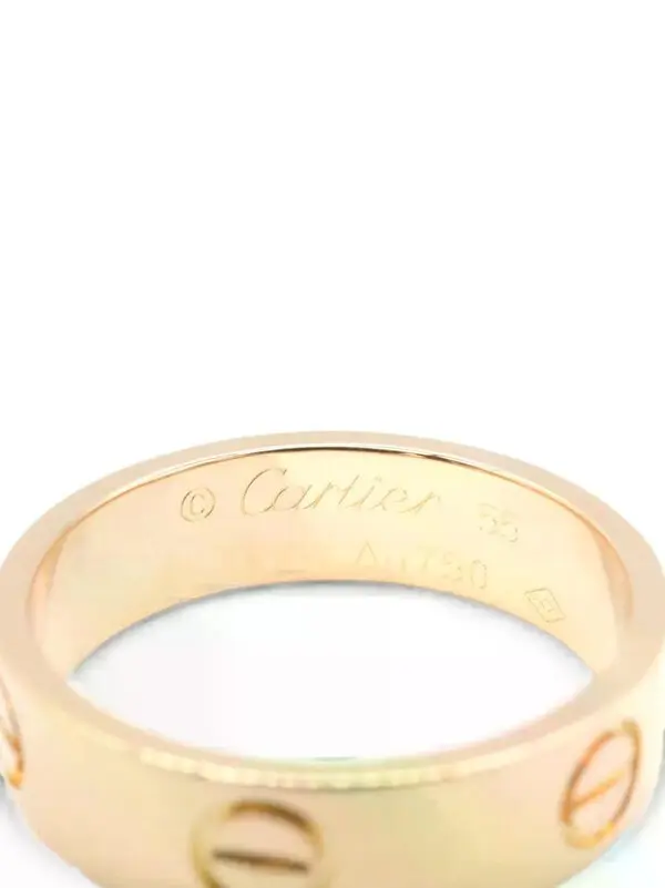 Cartier 18k Rose Love Ring - Gold