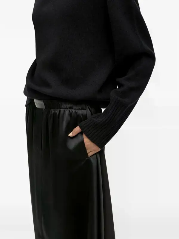 COURREGES Draped Satin Skirt
