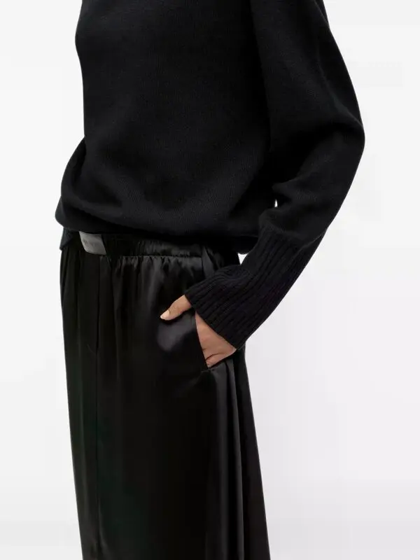 COURREGES Draped Satin Skirt
