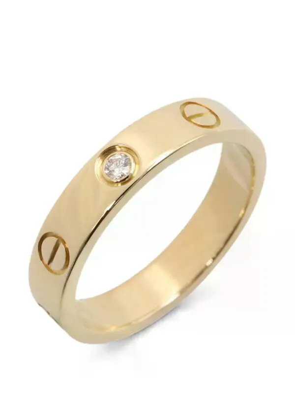Cartier 2010s Love Diamond Ring - Gold