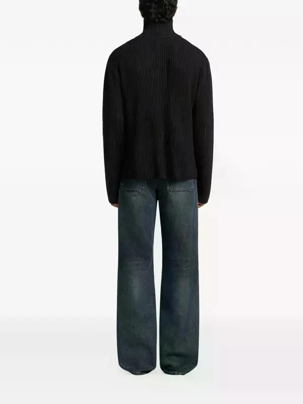 COURREGES Washed Wide-leg Jeans