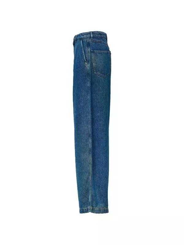 Sportmax Pioppo Wide-leg Jeans In Mid Vintage Wash