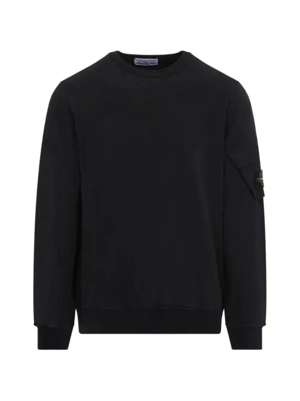 Stone Island Logo-patch Pocket Sweatshirt