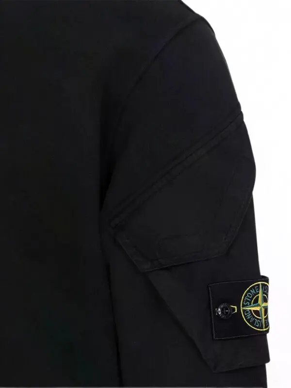 Stone Island Logo-patch Pocket Sweatshirt