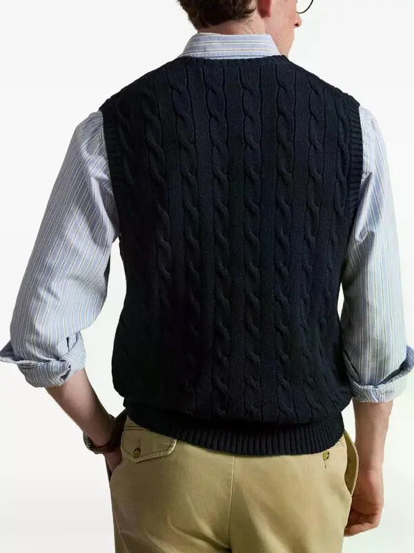 Polo Ralph Lauren Cable-knit Pony Sweater Vest