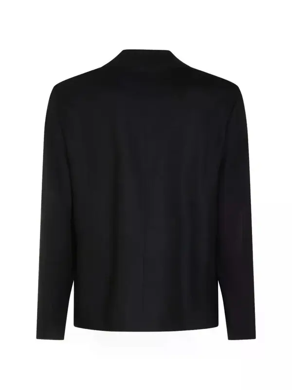 LARDINI Notch-lapel Button-up Blazer