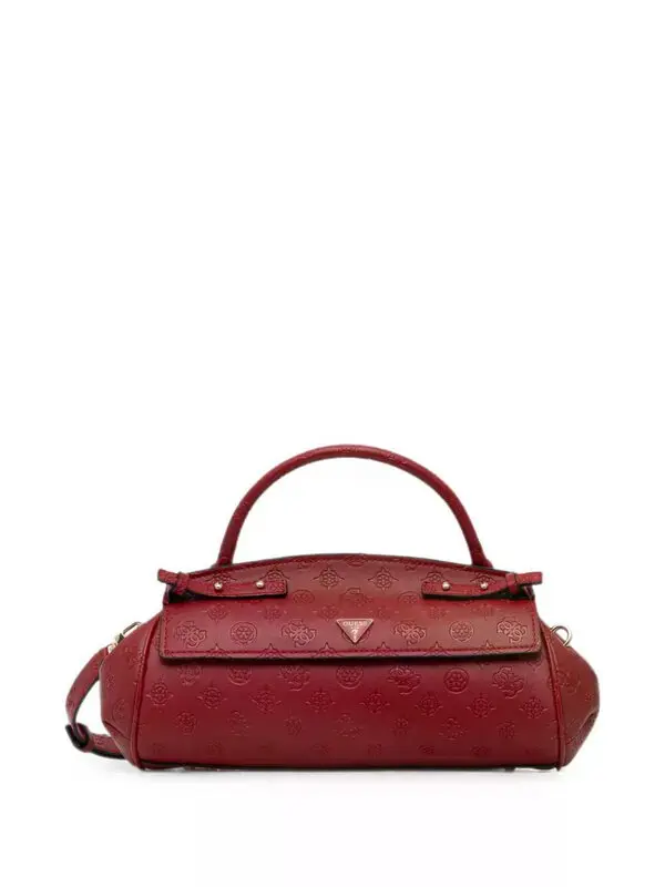 Guess Diana Monogram-debossed Tote Bag - Red