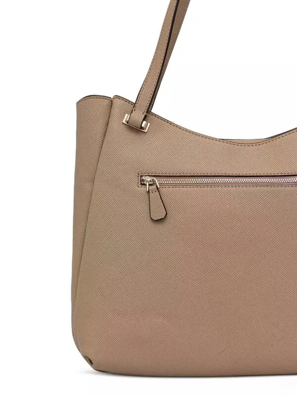 Guess Gilda Logo-plaque Saffiano-effect Tote Bag