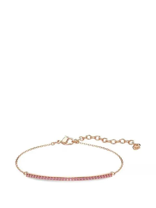 SWAROVSKI Crystal-embellished Chain-link Bracelet - Pink