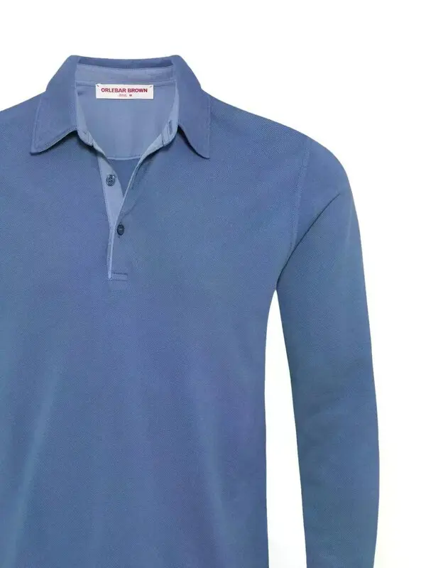 Orlebar Brown Garfield Long-sleeves Polo Shirt